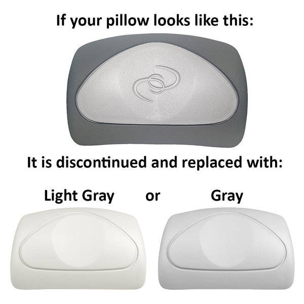 Caldera Spas® Corner Neck Pillow / Headrest (2016-Current) Light Gray ...